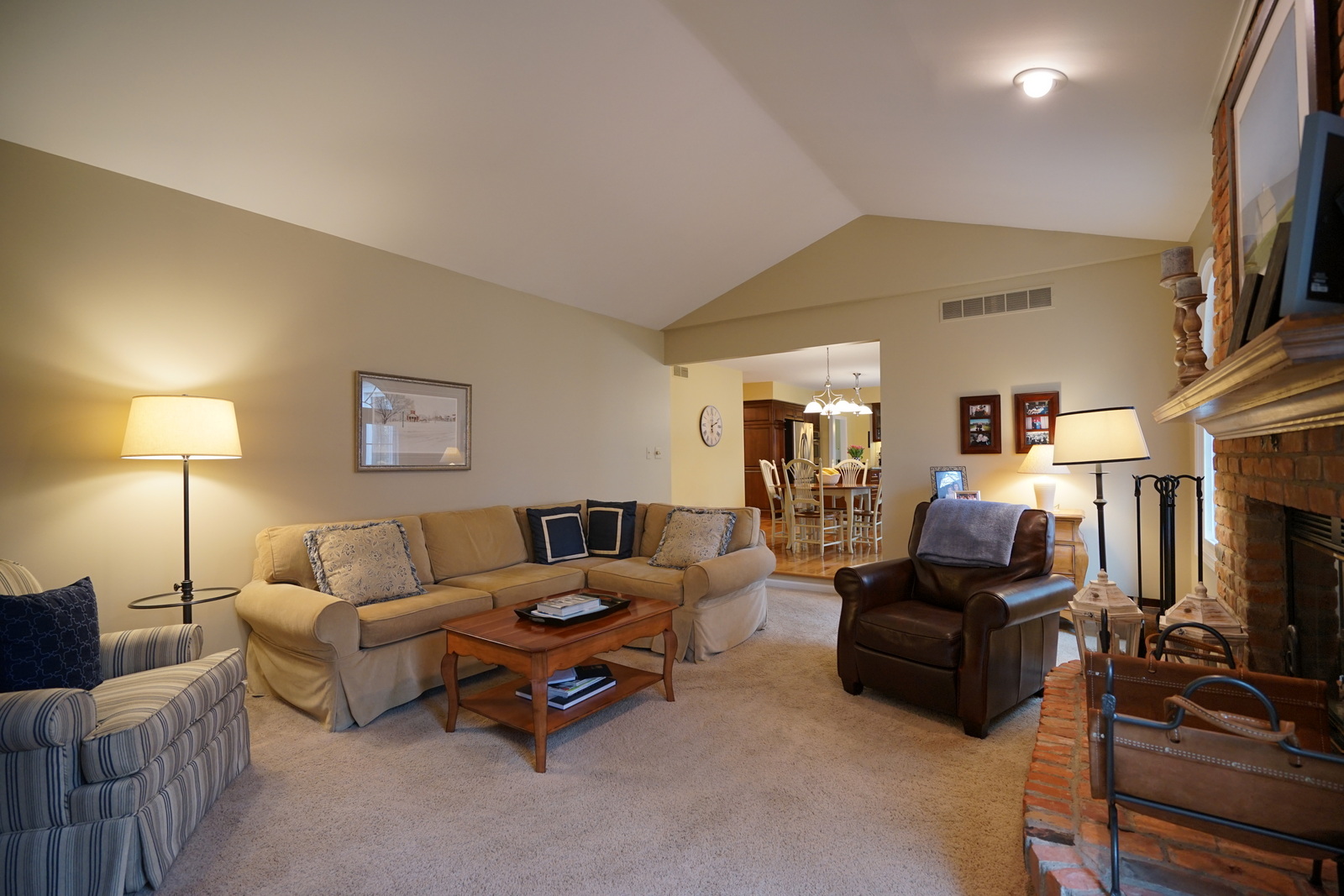 Family Room with Fireplace – BAKE Real Estate