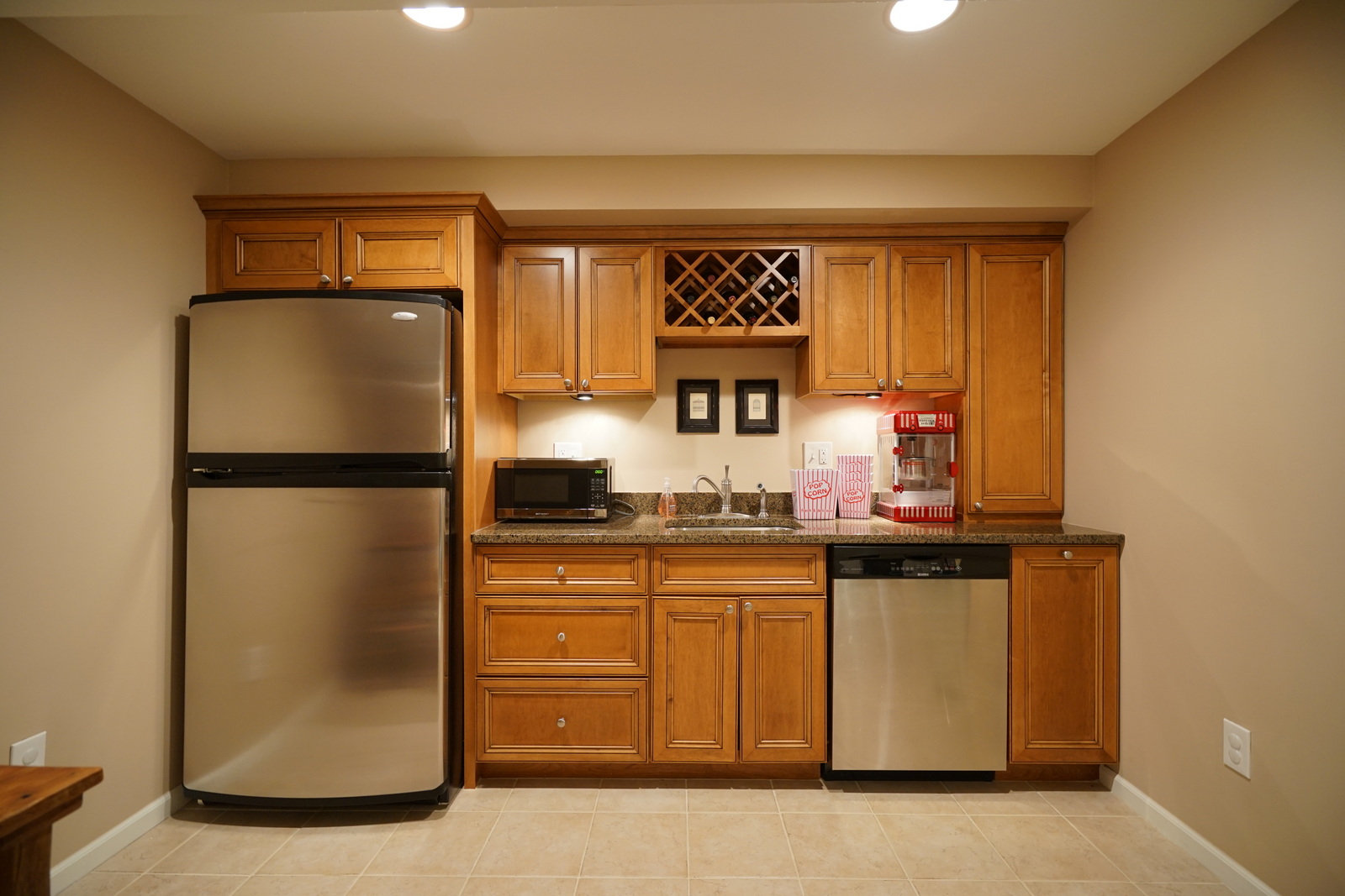 Lower Level Kitchen – BAKE Real Estate